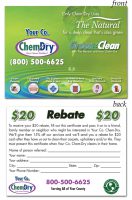 High Quality Chem-Dry® Leave Behind Cards | IDG Services