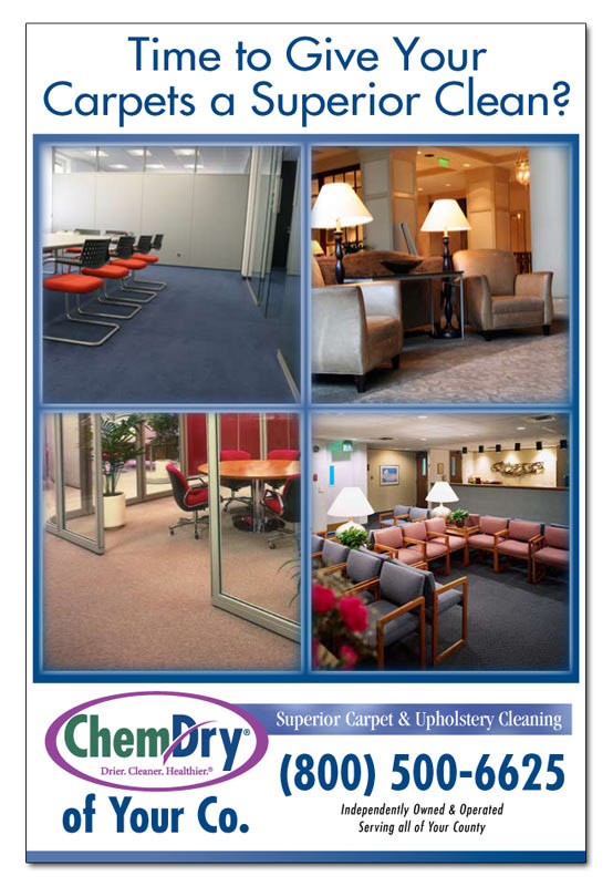 High Quality Chem-Dry® Commercial Postcards | IDG Services